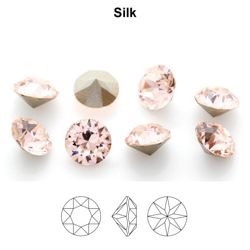 Ювелирный кристалл Swarovski, Шатон (#1088), ss24 (5.4мм), шелк, с фольгой, 10 шт.