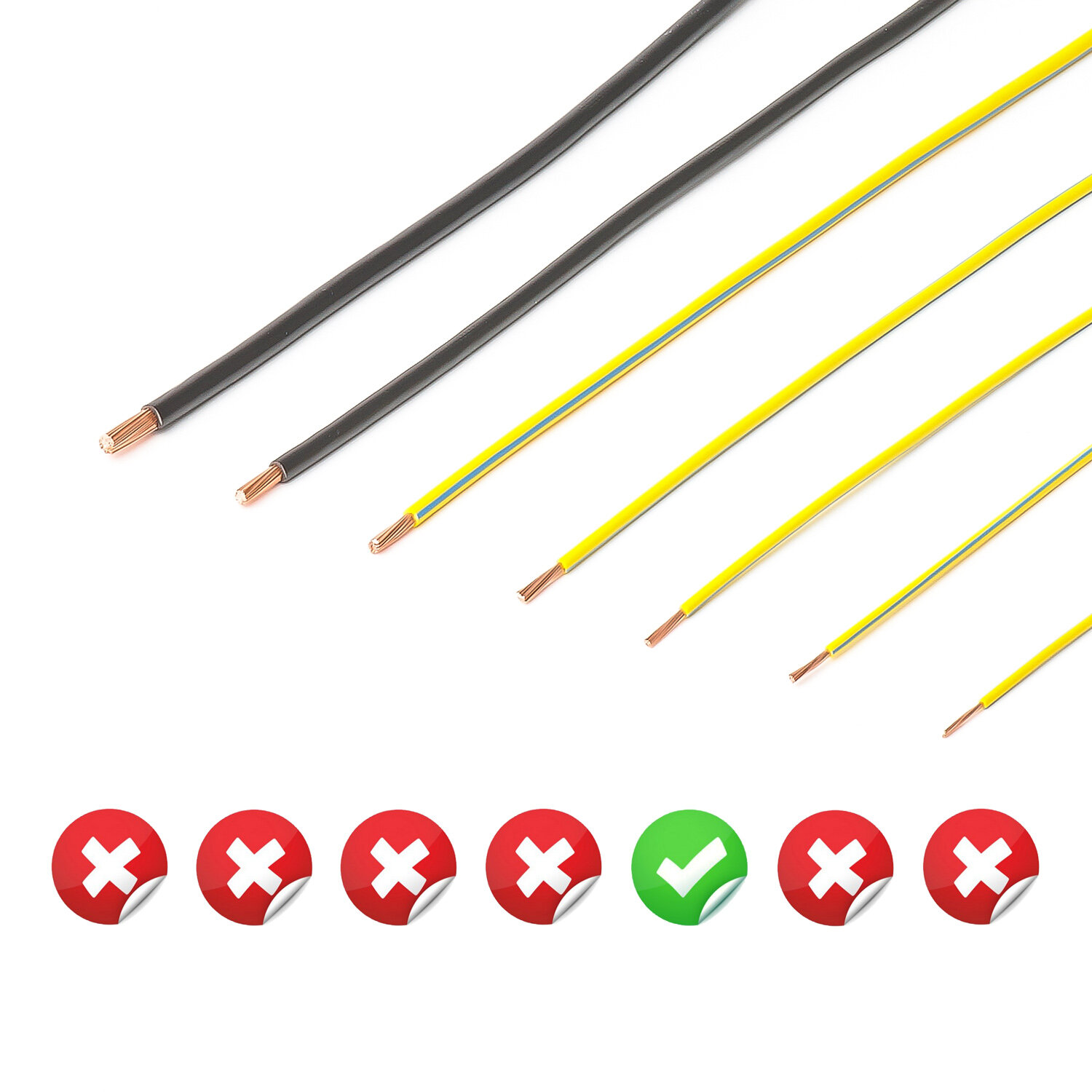 Провод пвам 10 кв. мм 5м. б упак SLON SLRK352