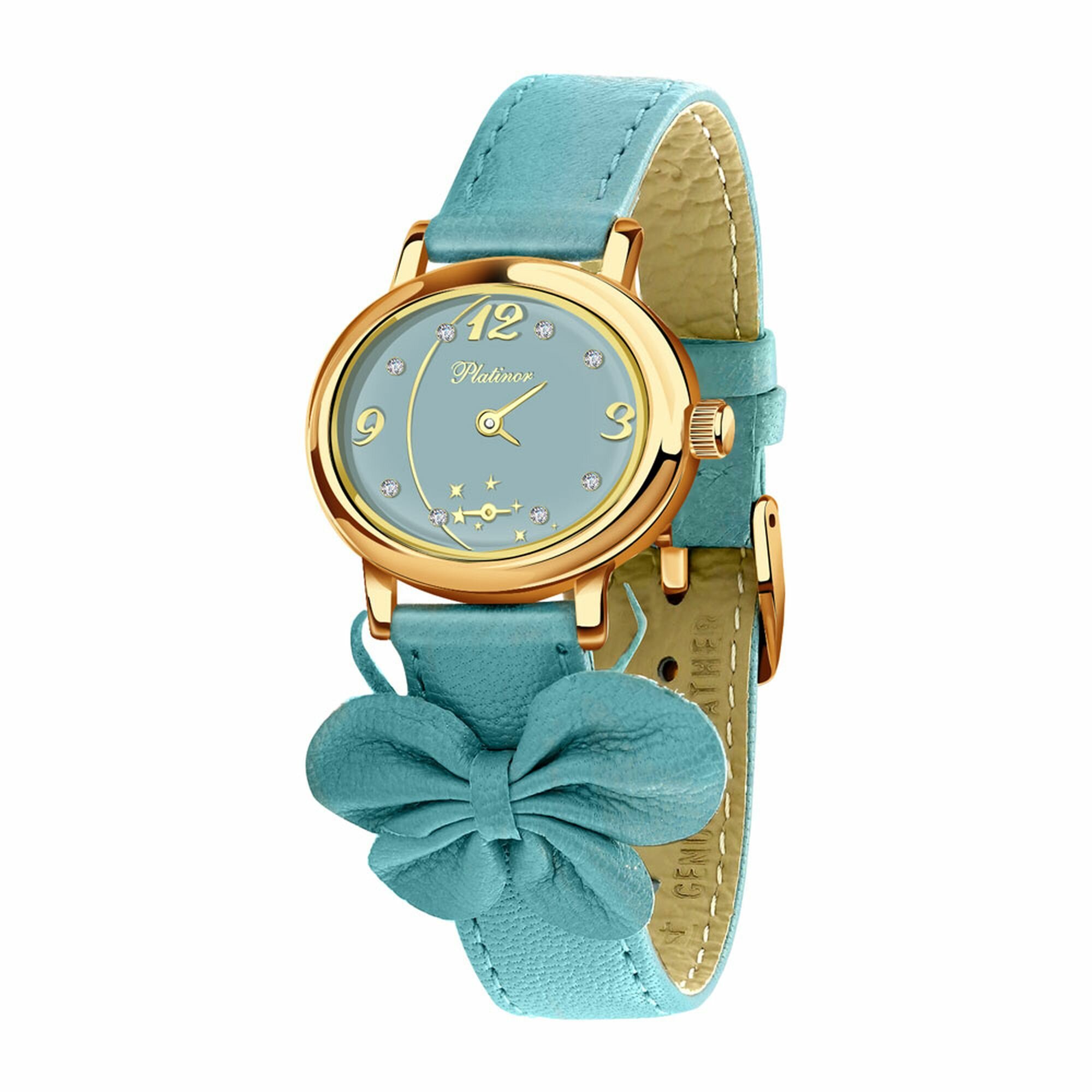 Наручные часы, золото, фианит