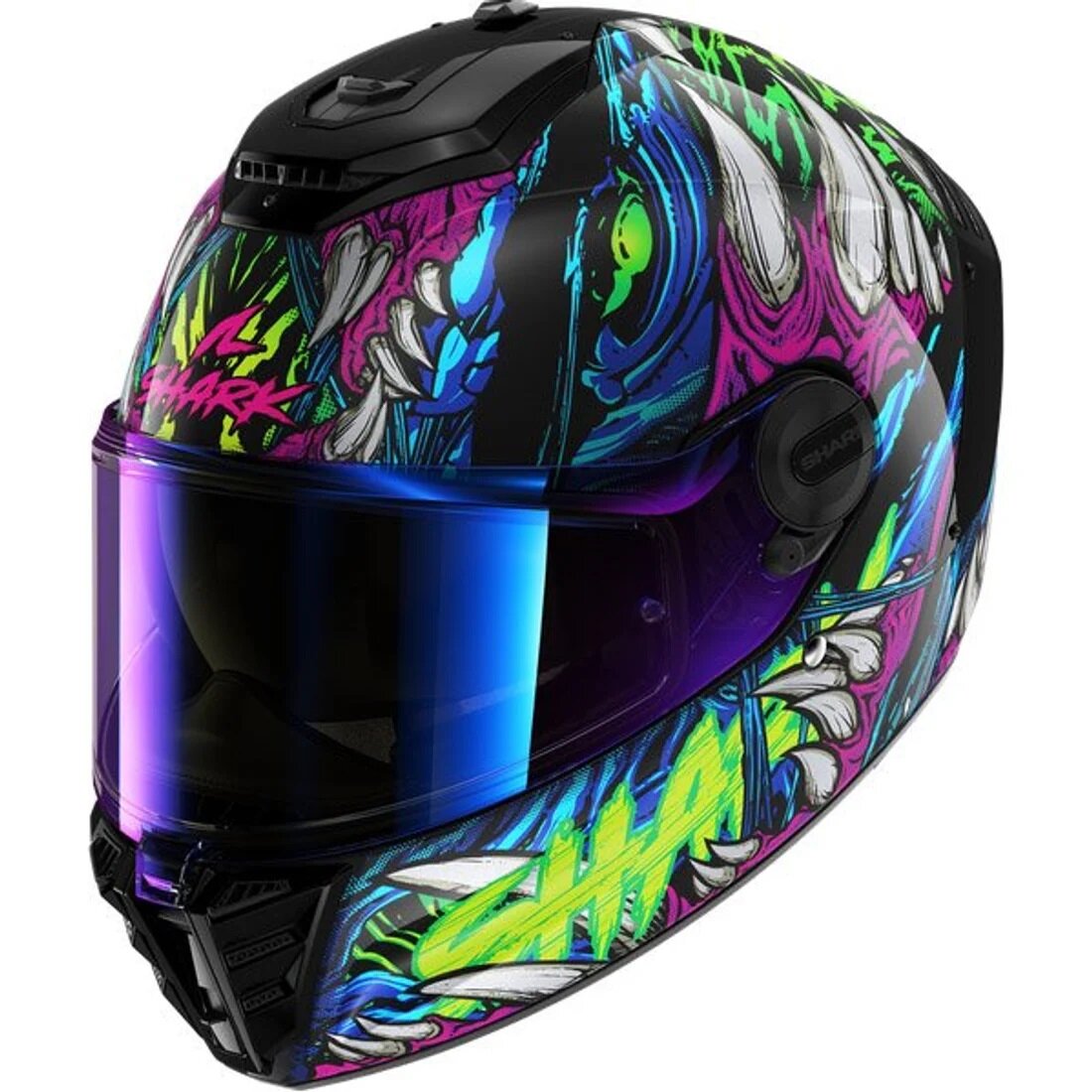 Шлем Shark SPARTAN RS SHAYTAN Black/Green/Violet (L)