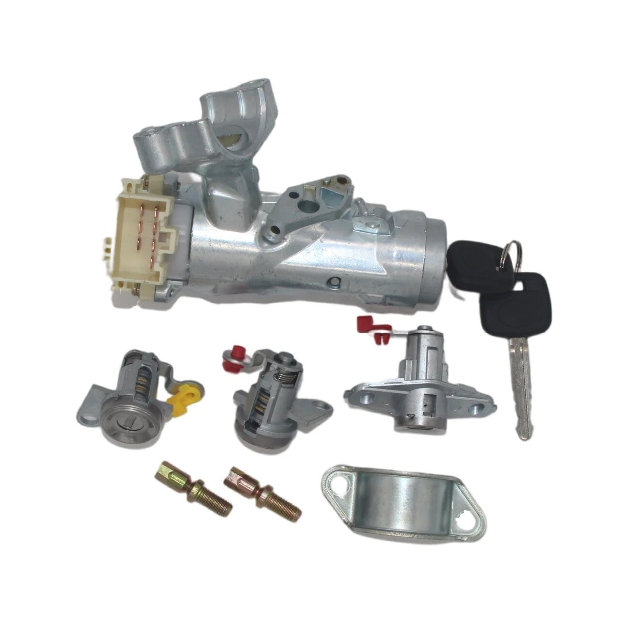 Полный комплект замков: замок зажигания, замок двери, цилиндр замка багажника для Toyota Corolla AE110 1996-2002 AL071 072