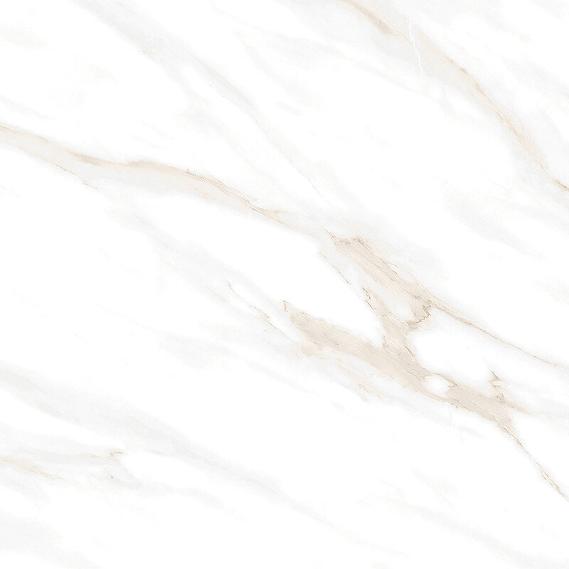 Керамогранит Ceradim Calacatta Clarity Gold белый 60х60 см под мрамор глянцевая