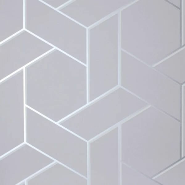 Обои Arthouse Geometrics, Checks & Stripes 695501 B; 0,53х10,05 м. , бумага , сиреневый