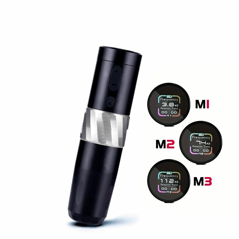 Тату машинка беспроводная для перманентного макияжа, татуажа Yilong F9 (Stroke 3,5mm) Grey