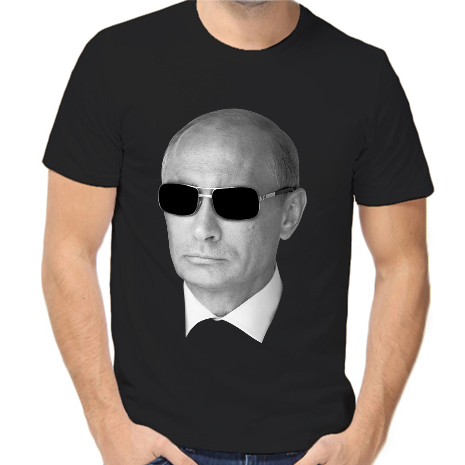 Футболка с Путиным в очках