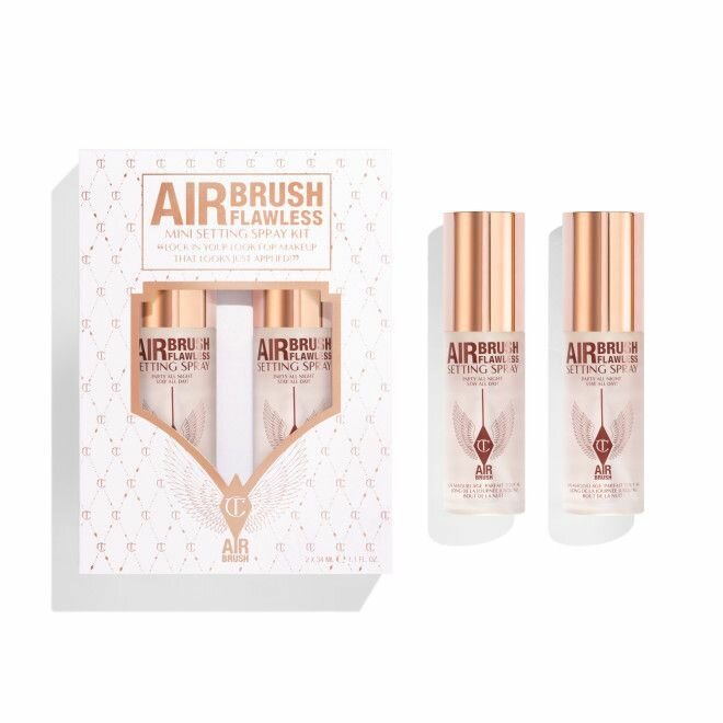 Набор фиксаторов макияжа Charlotte Tilbury Airbrush Flawless Setting Spray Kit 2x34ml