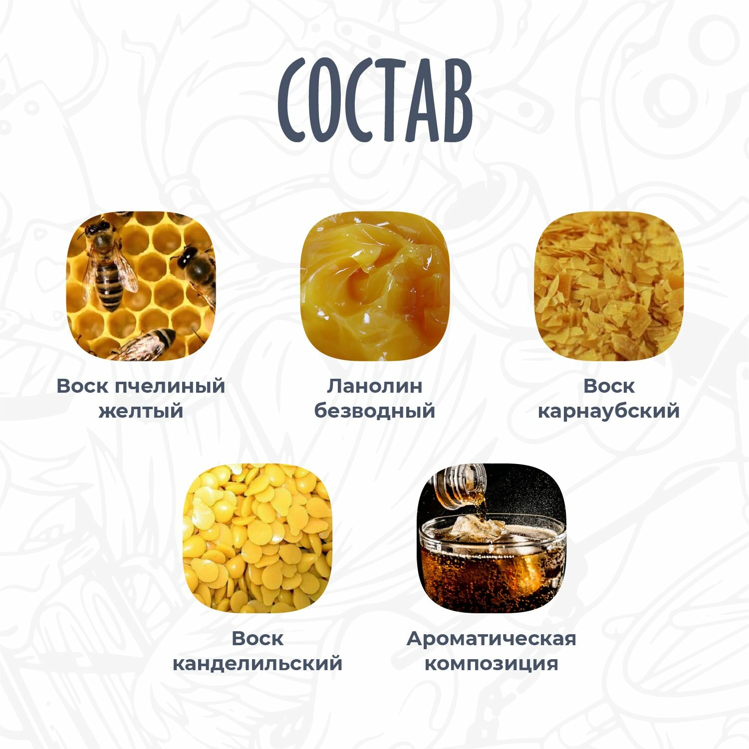 Воск для усов, Borodist, "Cola" — фото 1