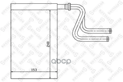 Радиатор печки Ford Mondeo all 93-96 Stellox арт. 1035024SX