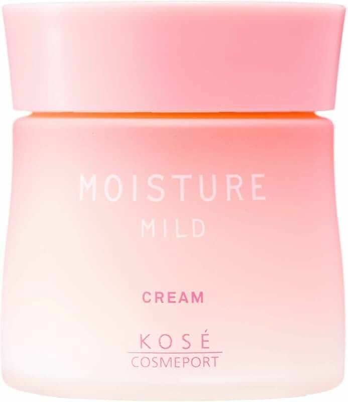 Интенсивно увлажняющий крем для лица KOSE Moisture Mild Cream с гиалуроновой кислотой и коллагеном, 60г.