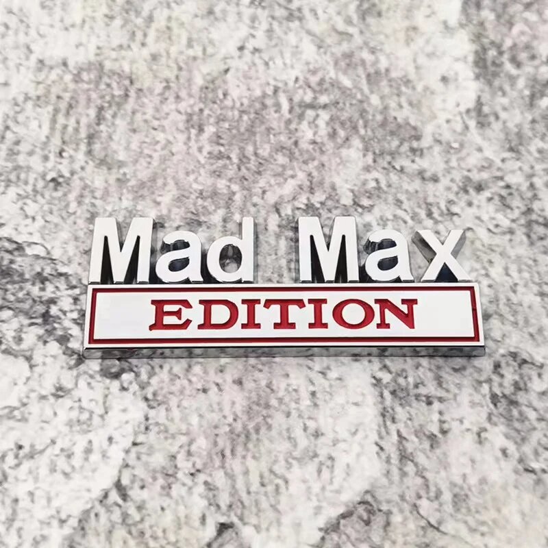 Наклейка Mad Max Edition silver red