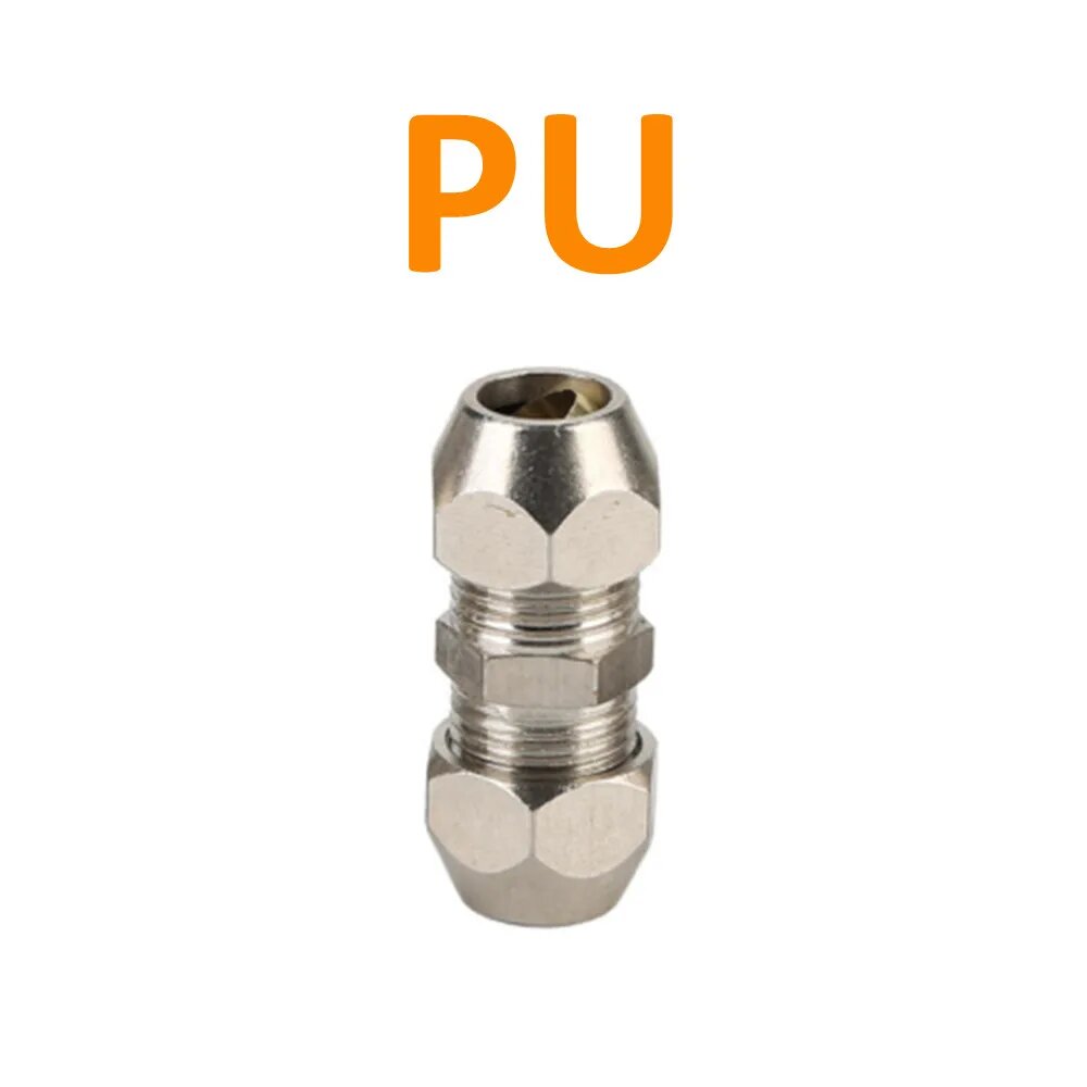 Пневматические фитинги латунные 4-16 мм PU/PV/PE/PZA/PM 8mm, PU