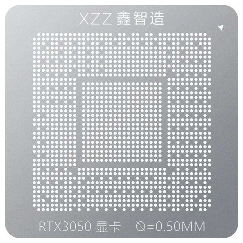 Трафарет XZZ для видеокарт RTX3050, Q=0.50MM