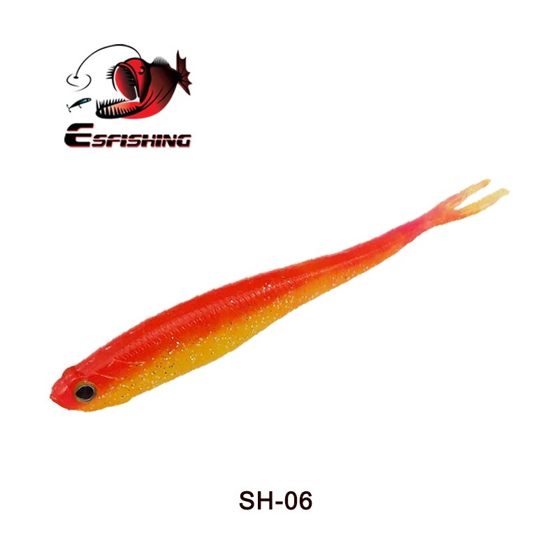 KESFISHING Real Shad SH06, 130 мм, 6 шт.