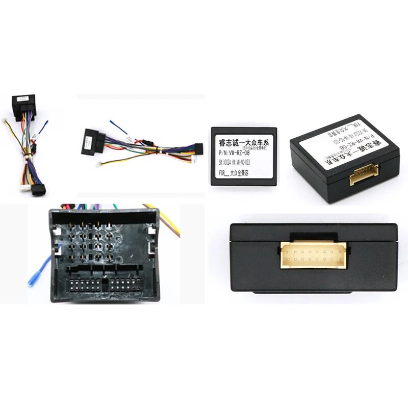 Android декодер Canbus для Skoda Octivia Yeti Rapid Superb VW Golf Sagitar Touareg Touran Lavida Polo Tiguan Jetta автомобильный плеер set