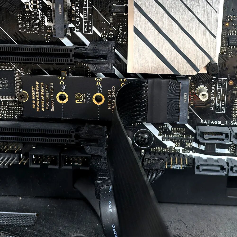 Shunmaii M.2 NVMe SSD кабель удлинитель, model b