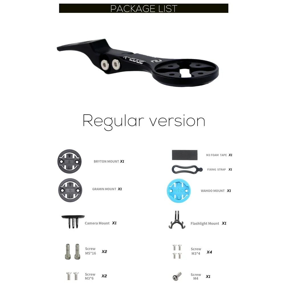 Крепление Syncros IC Aero Regular version для велокомпьютера и GoPro
