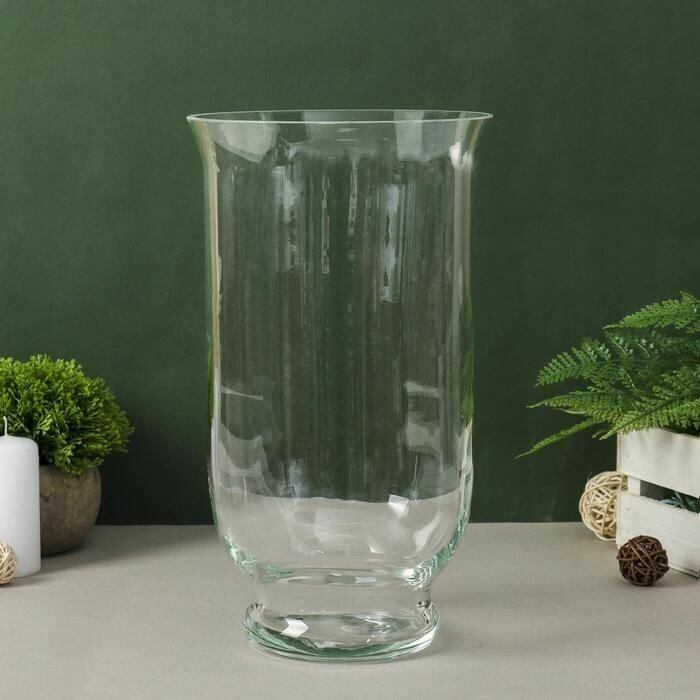 Ваза Evis "Афина" средняя, 30х17,3 см, 4,5 л, прозрачная (2032)