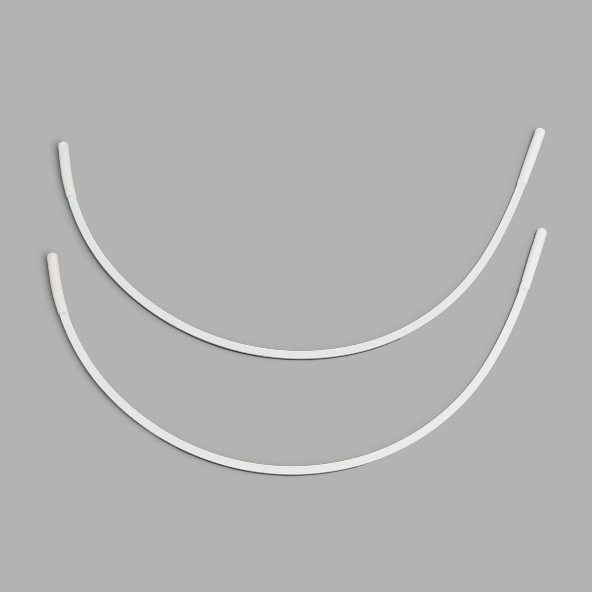 2762 Косточки (каркасы) для бюстгальтера тип 23, 239мм, металл, белый, Arta-F