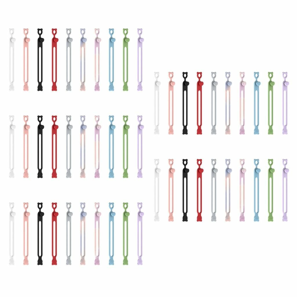 Аксессуары для питания, Силиконовые стяжки, 50 шт.