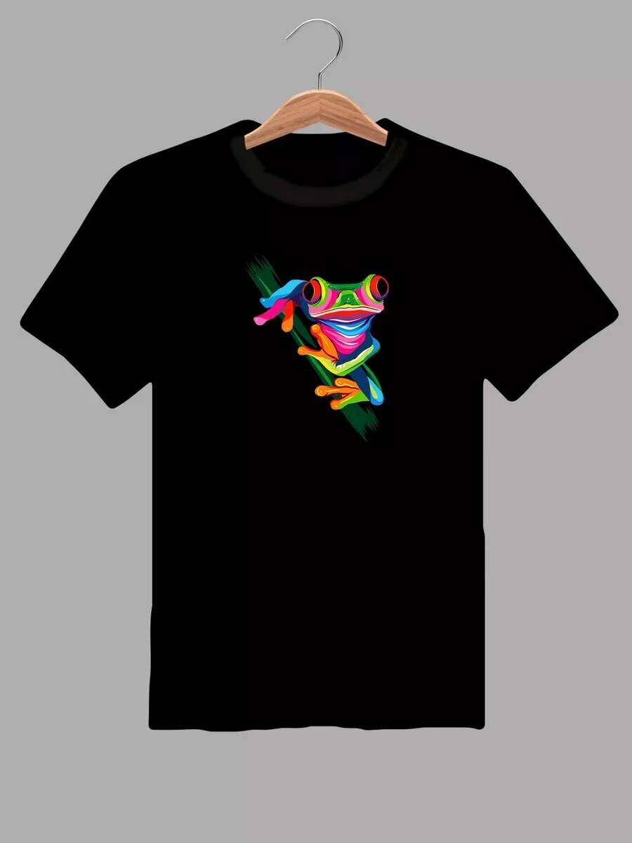 Футболка лягушка поп арт