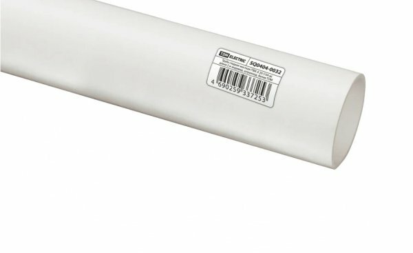 Труба гладкая жесткая ПВХ d 20x2 м белая TDM