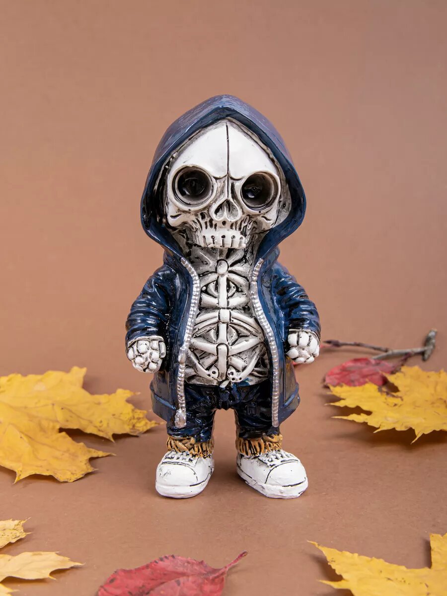 Статуэтка для интерьера Скелет Фигурка Сувенир Подарок Декор