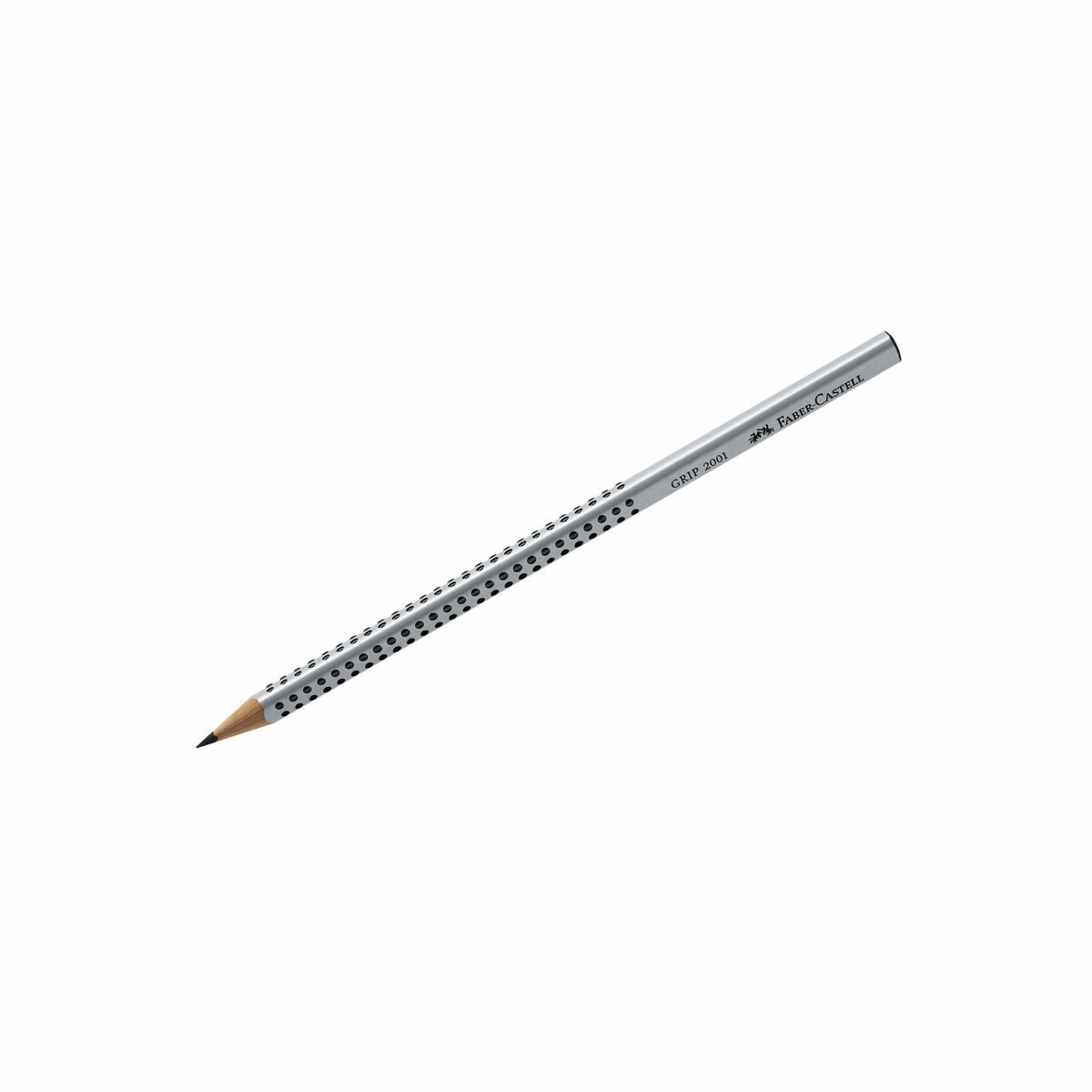 Карандаш чернографитный Faber-Castell Grip 2001 (В, трехгранный, без ластика, заточенный) (117001), 1шт.