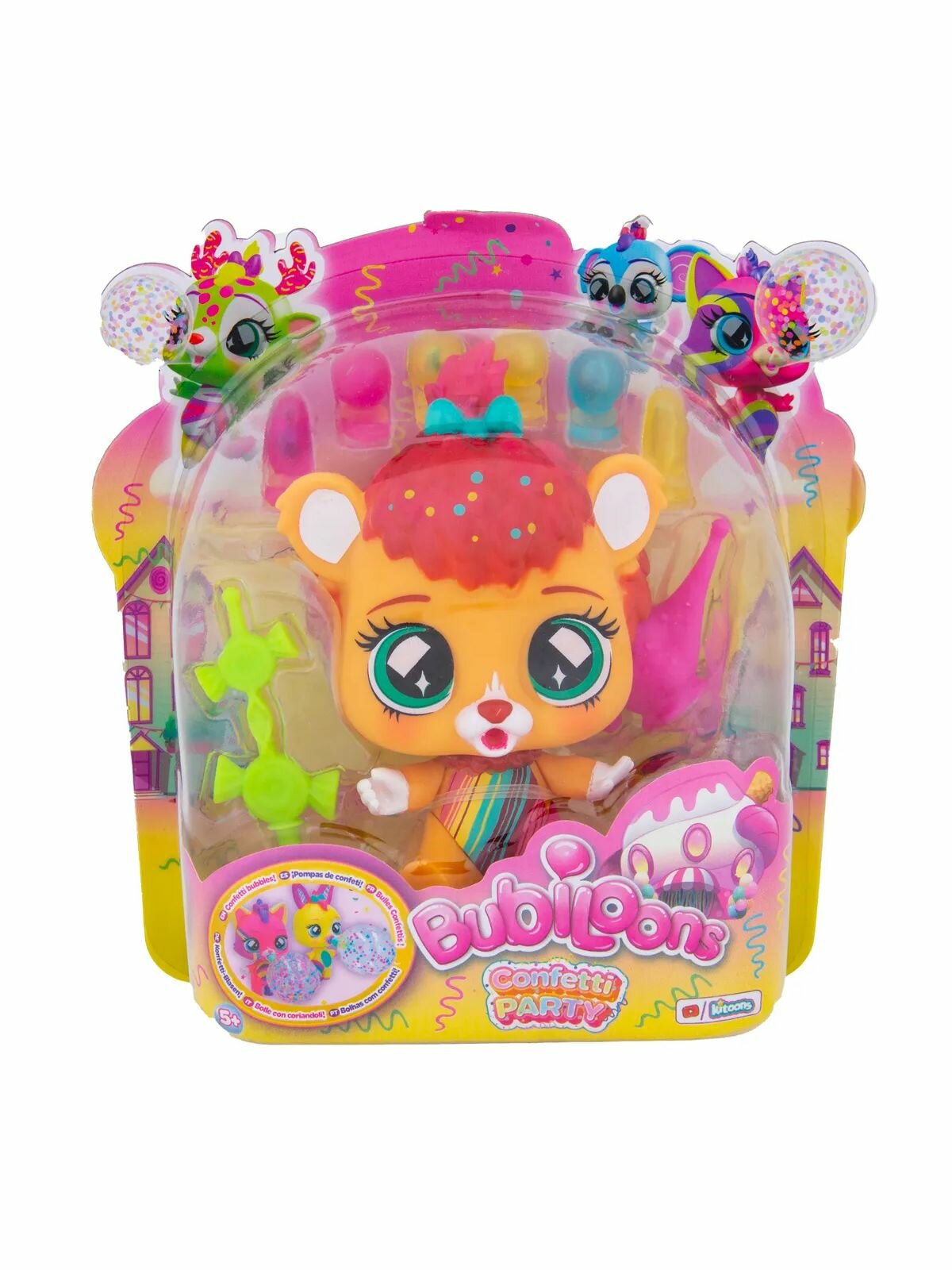 Фигурка коллекционная Bubiloons Зверушка с аксессуарами Майя 8 см