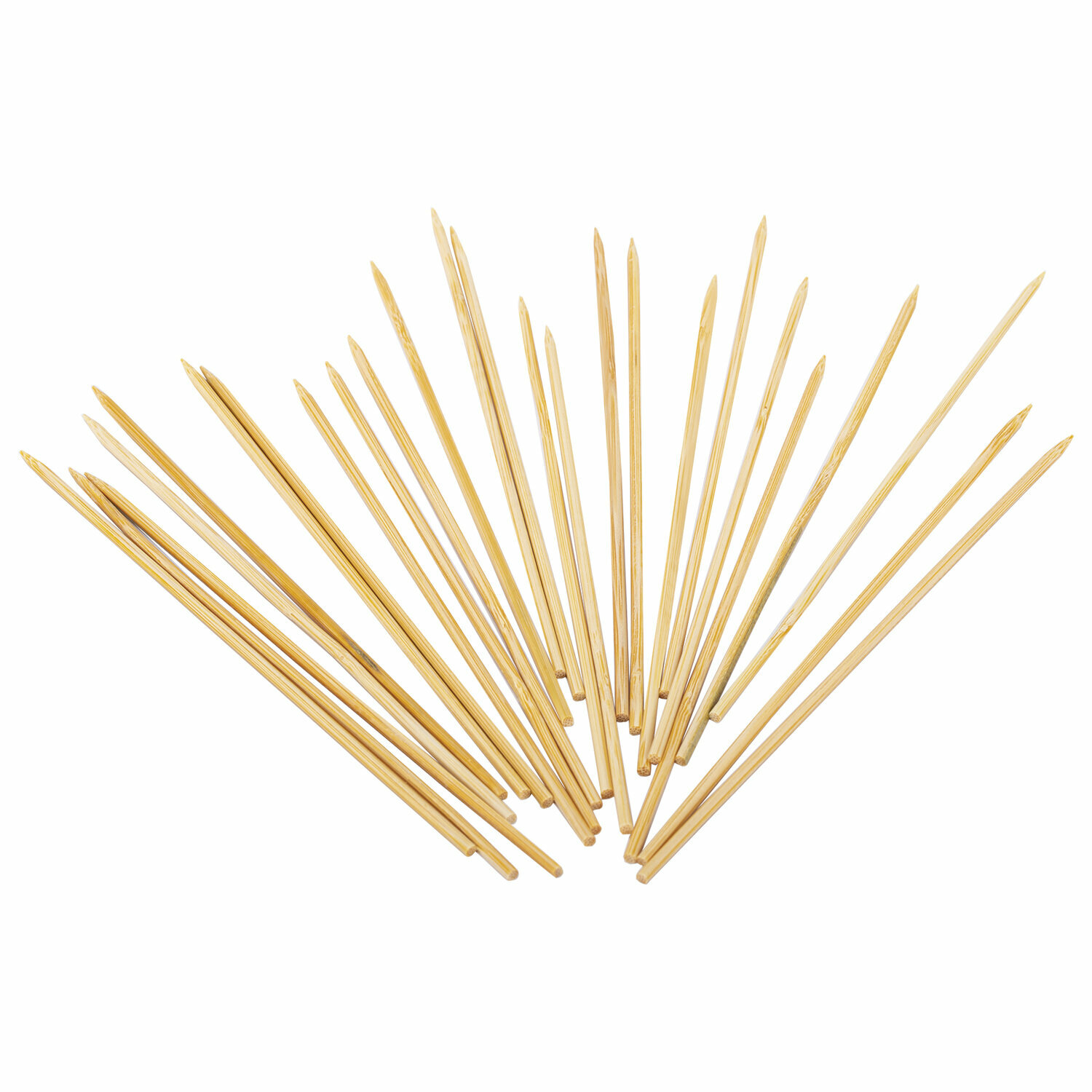Упаковка 50 шт. Шпажки-шампуры для шашлыка бамбуковые 15 см, 100 штук, КП, 137599