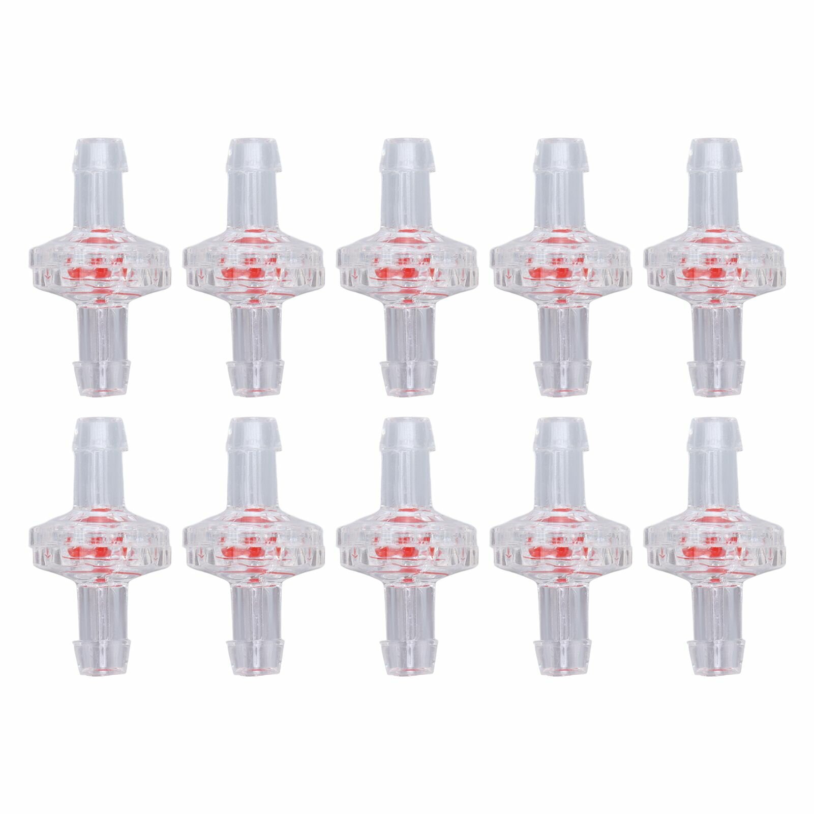 10шт PP обратный клапан 5 мм с мембраной для воды и воздуха