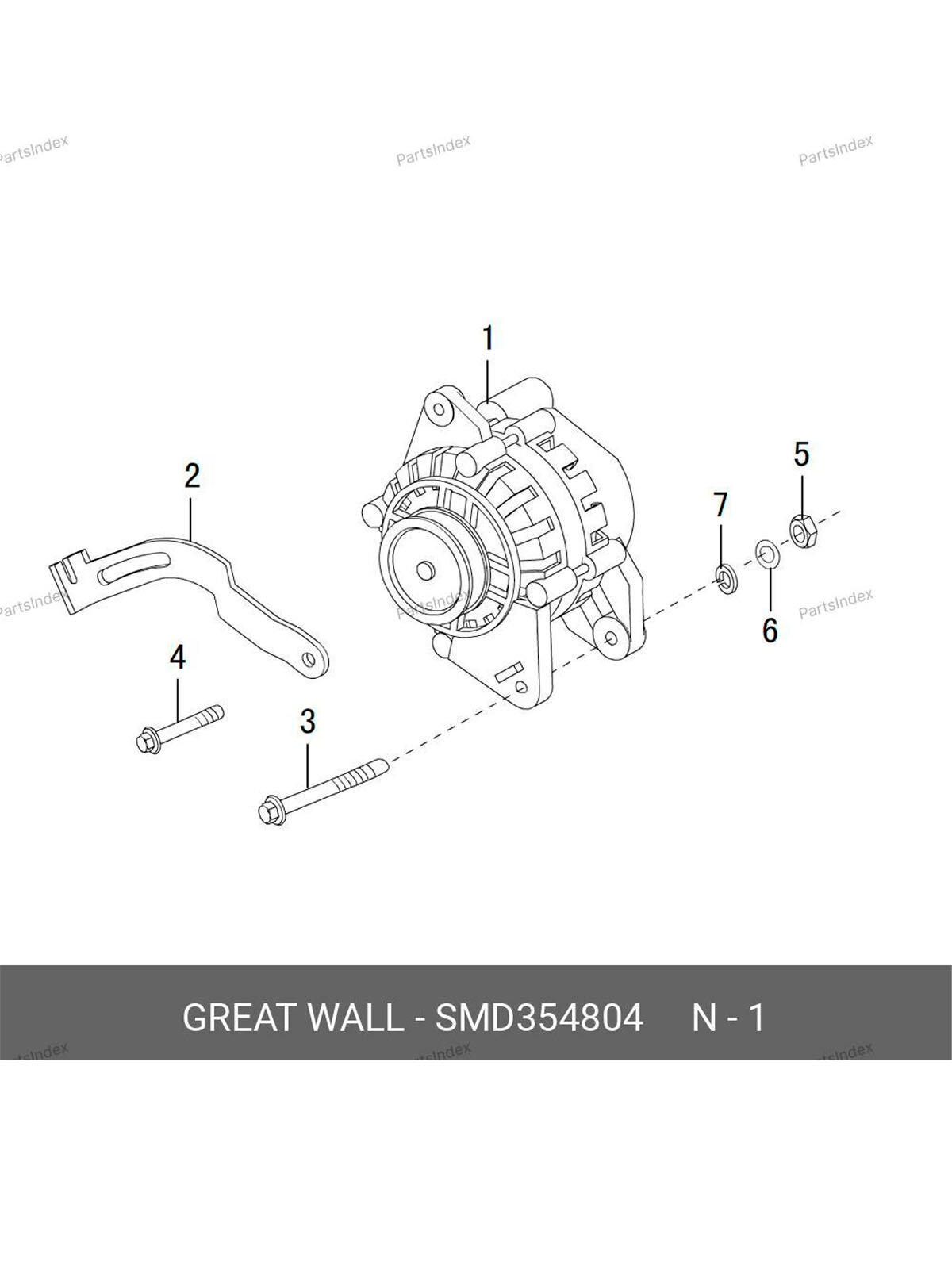 Генератор GREAT WALL SMD354804 — фото 1