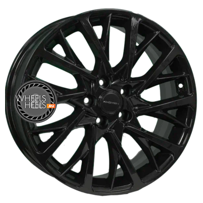 Диск автомобильный литой Khomen Wheels KHW1804 (Tugela/Jaguar F-Pace) 18x7.5 5x108 et46 dia63.4 Black