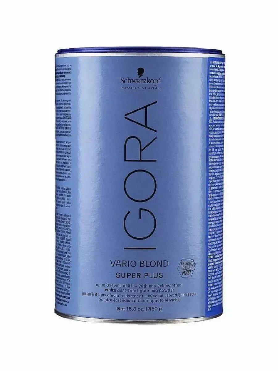 Schwarzkopf Igora Vario Blond Super Plus Осветлитель для волос (синий)