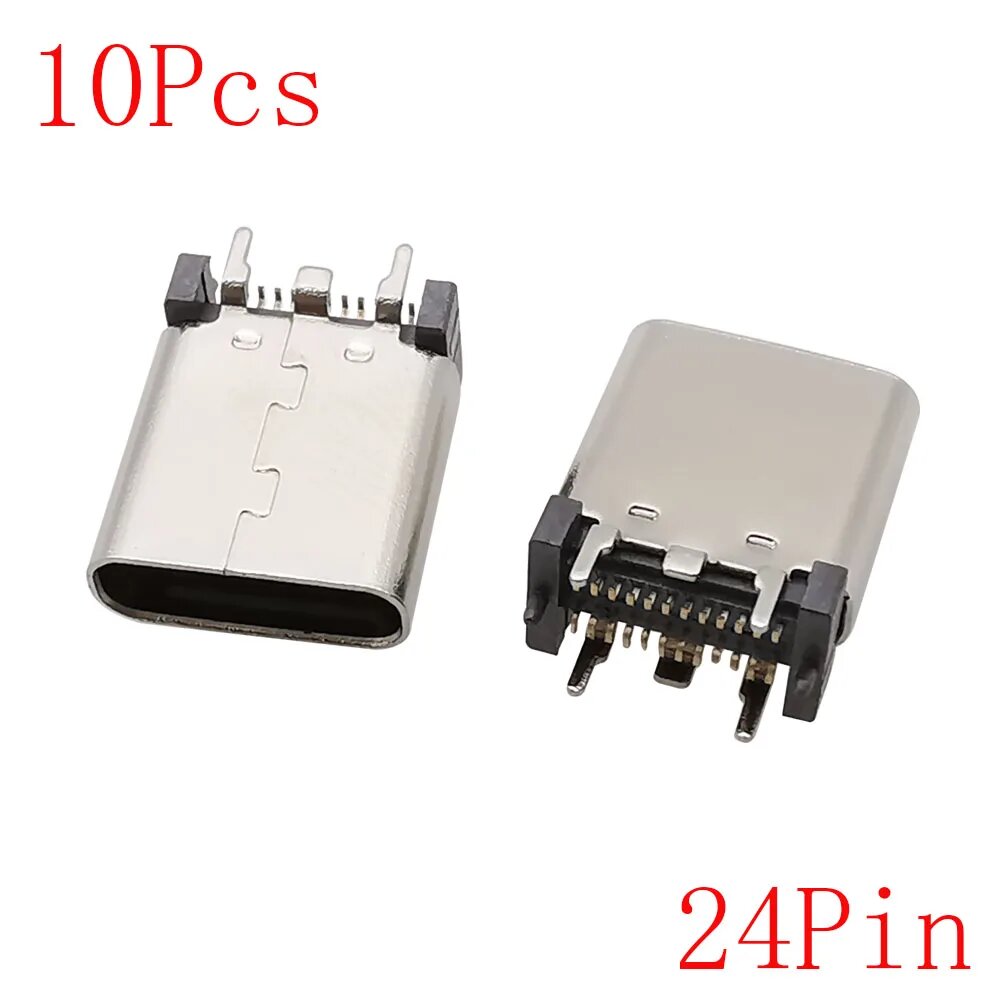 USB Type-C разъем гнездо 2/6/16/24 Pin 24Pin