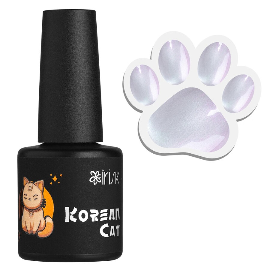 IRISK, Гель-лак кошачий глаз Korean Cat №13 Pink Glow, 10 мл