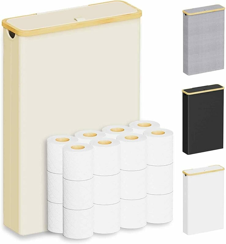 Огромный контейнер для туалетной бумаги с крышкой，44X18X64CM