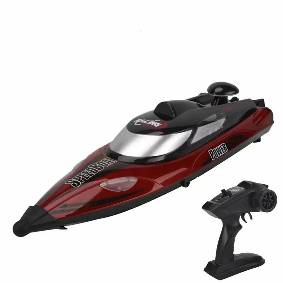 Радиоуправляемая лодка (47 см, 35 км/ч, аккумулятор 3000 мАч) - HJ810B-A2-BAG