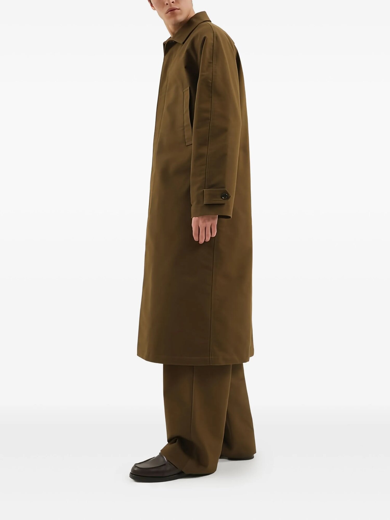 Пальто 1989 STUDIO Buttoned quilted-lining coat, размер XL, brown — фото 1