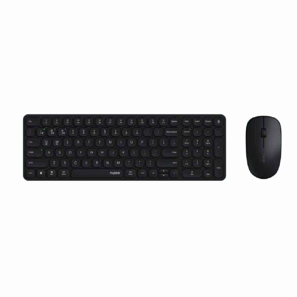 Rapoo Клавиатура + Мышь, , 9320M, Беспроводная2.4G, Bluetooth4.0, 5.0