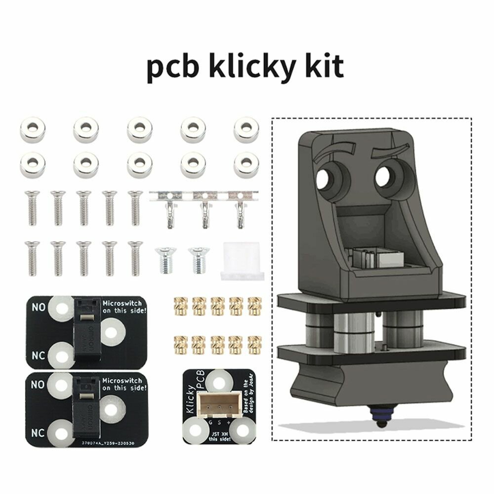 Последняя версия Klicky PCB Kit Voron 2.4 Probe Auto D2F-01 3D-принтер DIY Z Автоматическое выравнивание комплектов для 3D-принтеров Voron