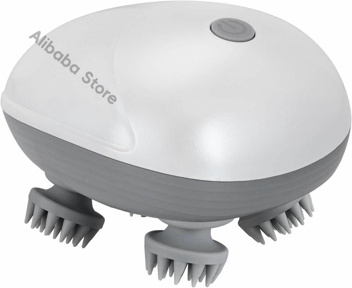 Мягкий электрический массажер для домашних животных Usb-зарядка 3D голова моющаяся игрушка для кошек 1200 мАч(Розовый)