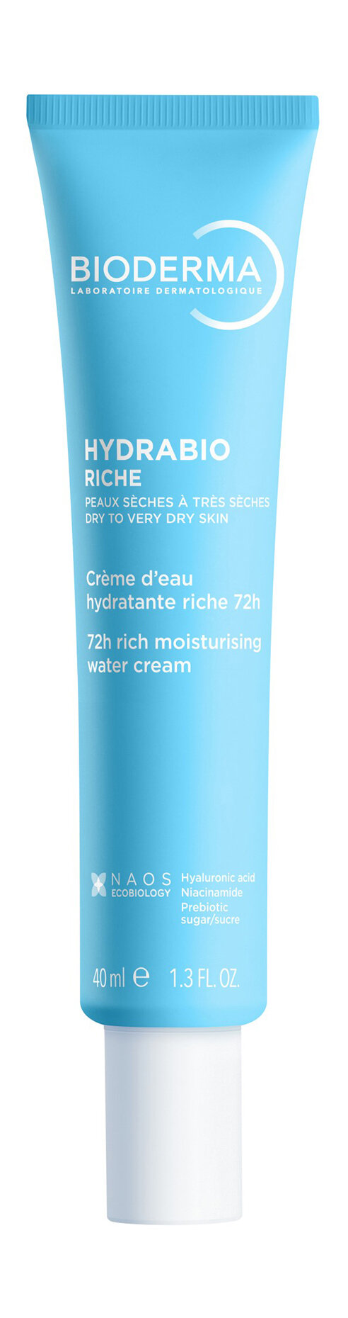 Bioderma Hydrabio Насыщенный увлажняющий крем для лица для сухой кожи, 40мл