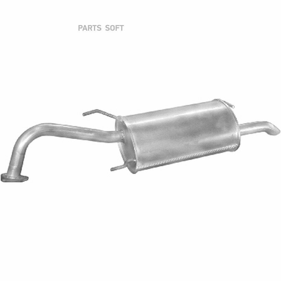 79.01.025 Глушитель задн. часть Hyundai Lantra 90-95 1.5i от официального дистрибьютора, EDEX, артикул 1002