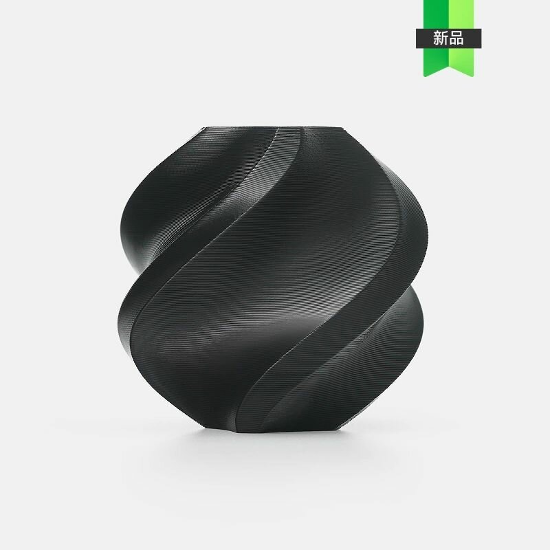 Материал для 3D-печати Bambu Lab TPU85A: долговечный, гибкий, мягко-эластичный, демпфирующий, ударопрочный, сочетающий жесткость и мягкость. Чёрный, 51107, с подносом, 1 кг.