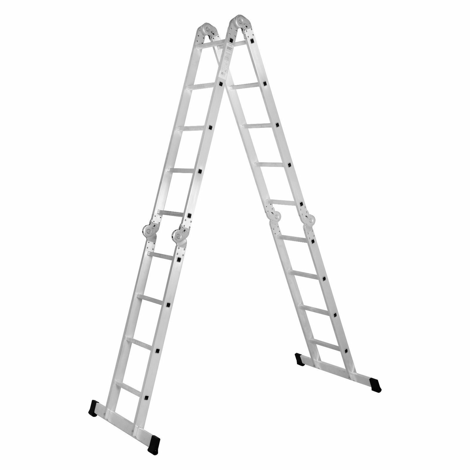 Лестница-трансформер тундра, алюминиевая, 4 х 5 х 5 х 4 ступени