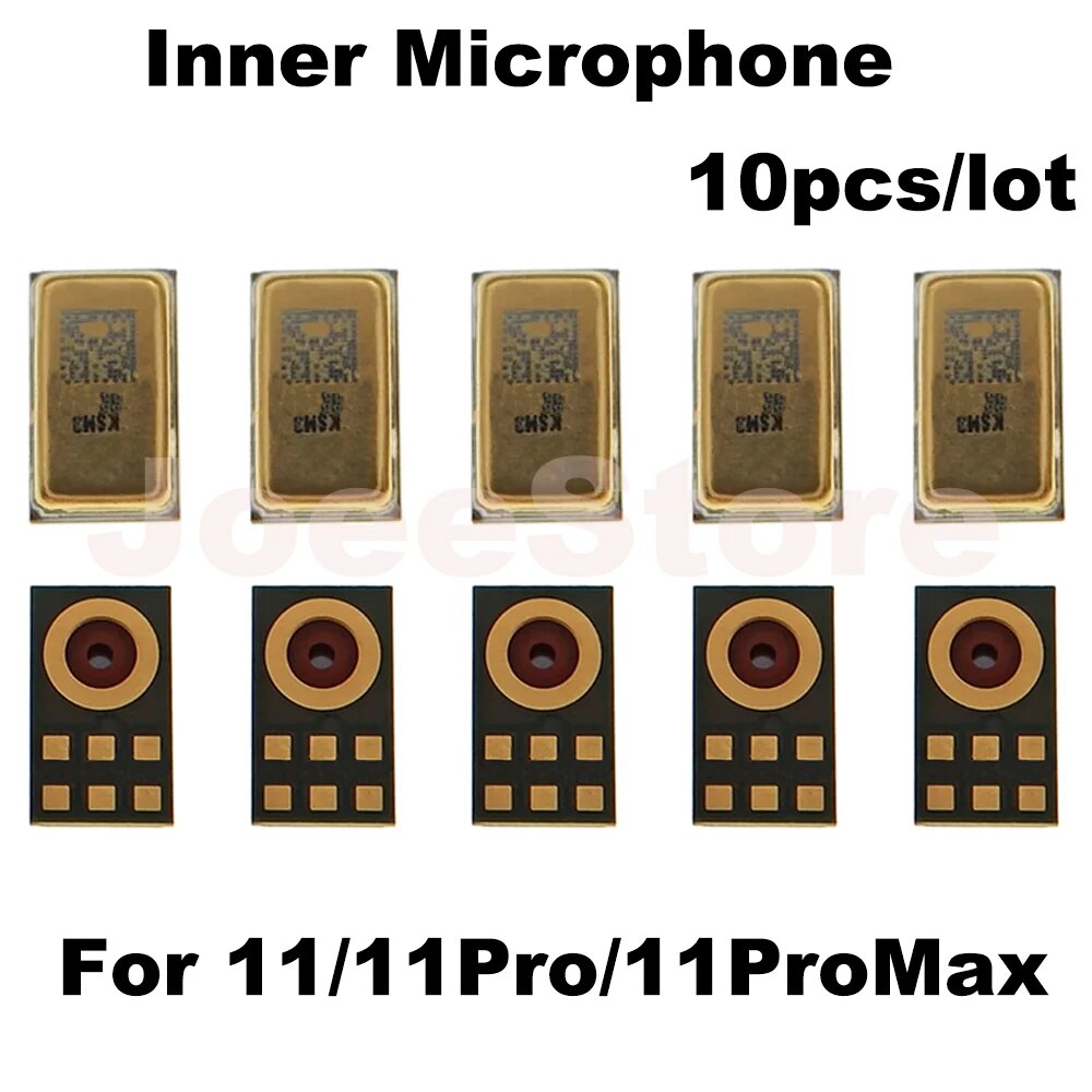 10 шт. микрофон для iPhone 11 12 13 14 15 Pro Max X XS XR 7 8 Plus SE ipad 3 4 5 внутренний микрофонный динамик Внутренний чип Fix Гибкий кабель 10x For 11 Series