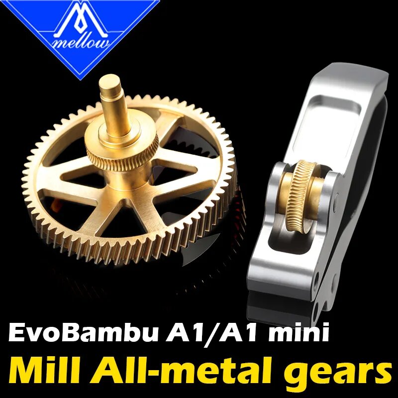 Комплект шестерен Mellow EvoBambu 7EBBLA1BG для 3D-принтера Bambu Lab A1