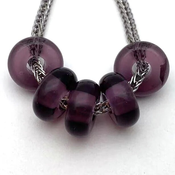 Лампворк бусины из муранского стекла 5 шт.