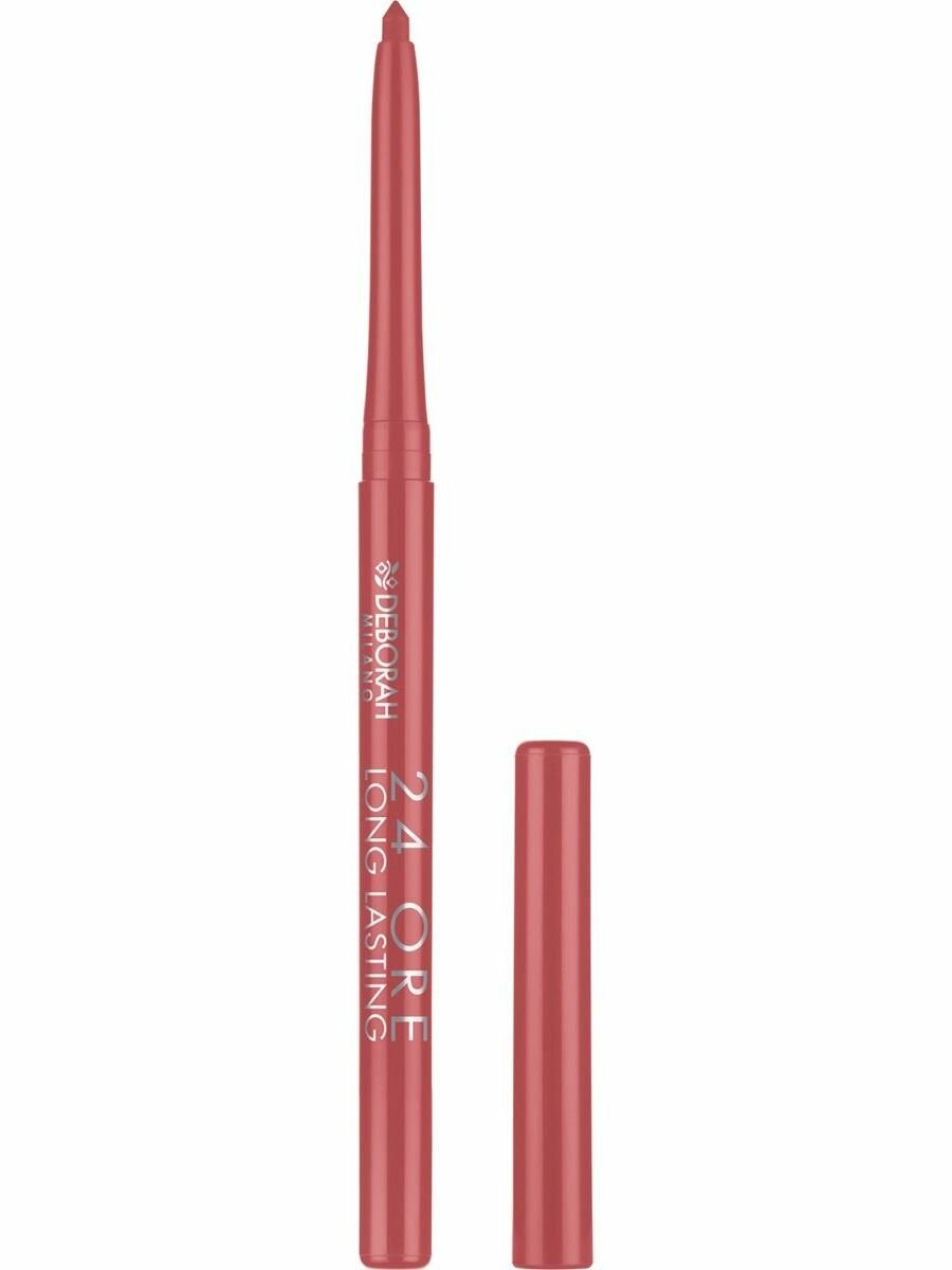 Deborah Milano Карандаш для губ Тон 05 Античная роза автоматический 24 ORE LONG LASTING LIP PENCIL выдвижной 0,4 г