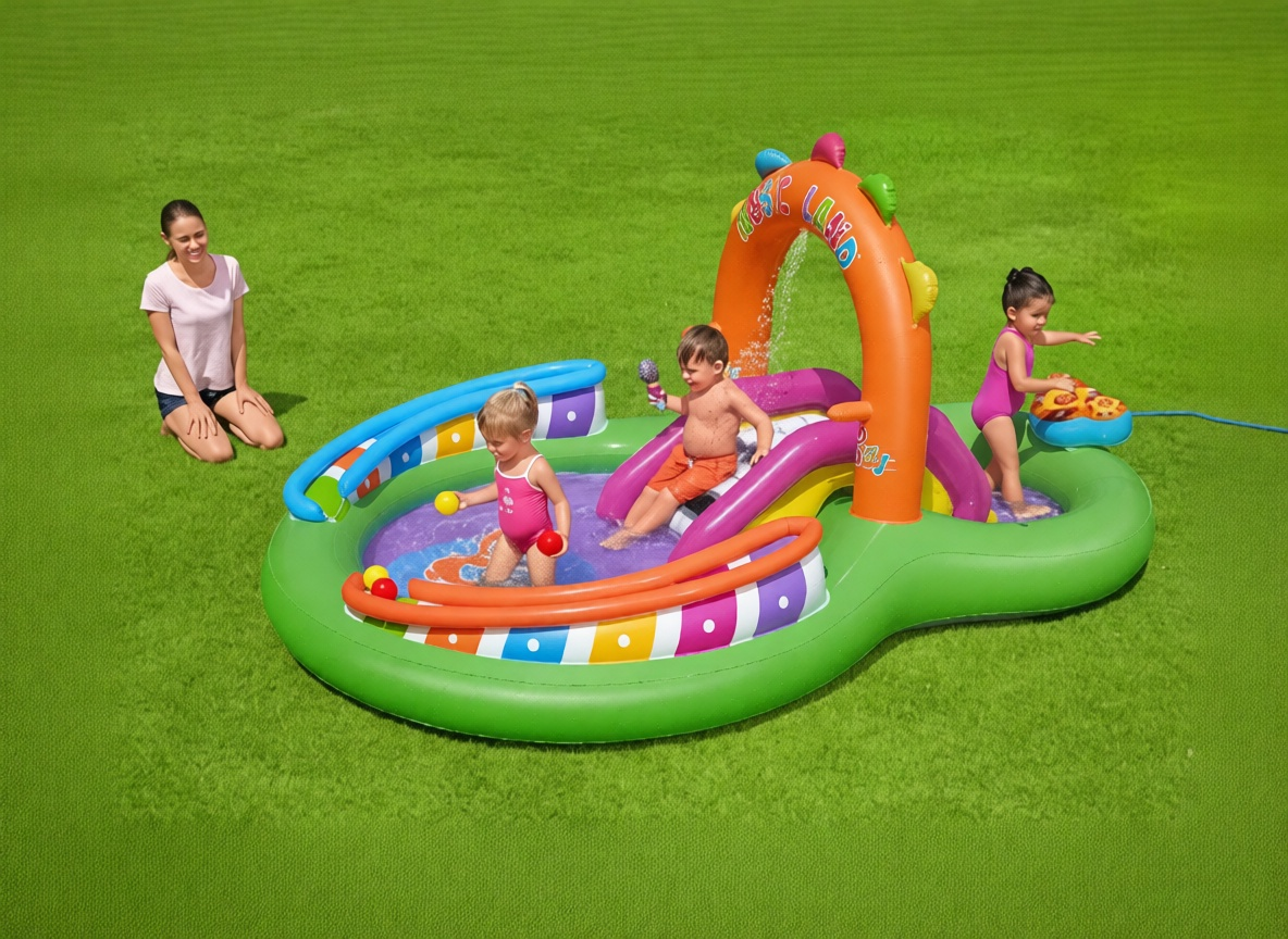Детский надувной игровой центр Bestway Sing 'n' Splash, Музыка, 295x190x137 см